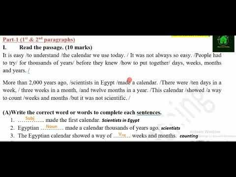 Unit-1 THE CALENDAR (Part-1) - YouTube