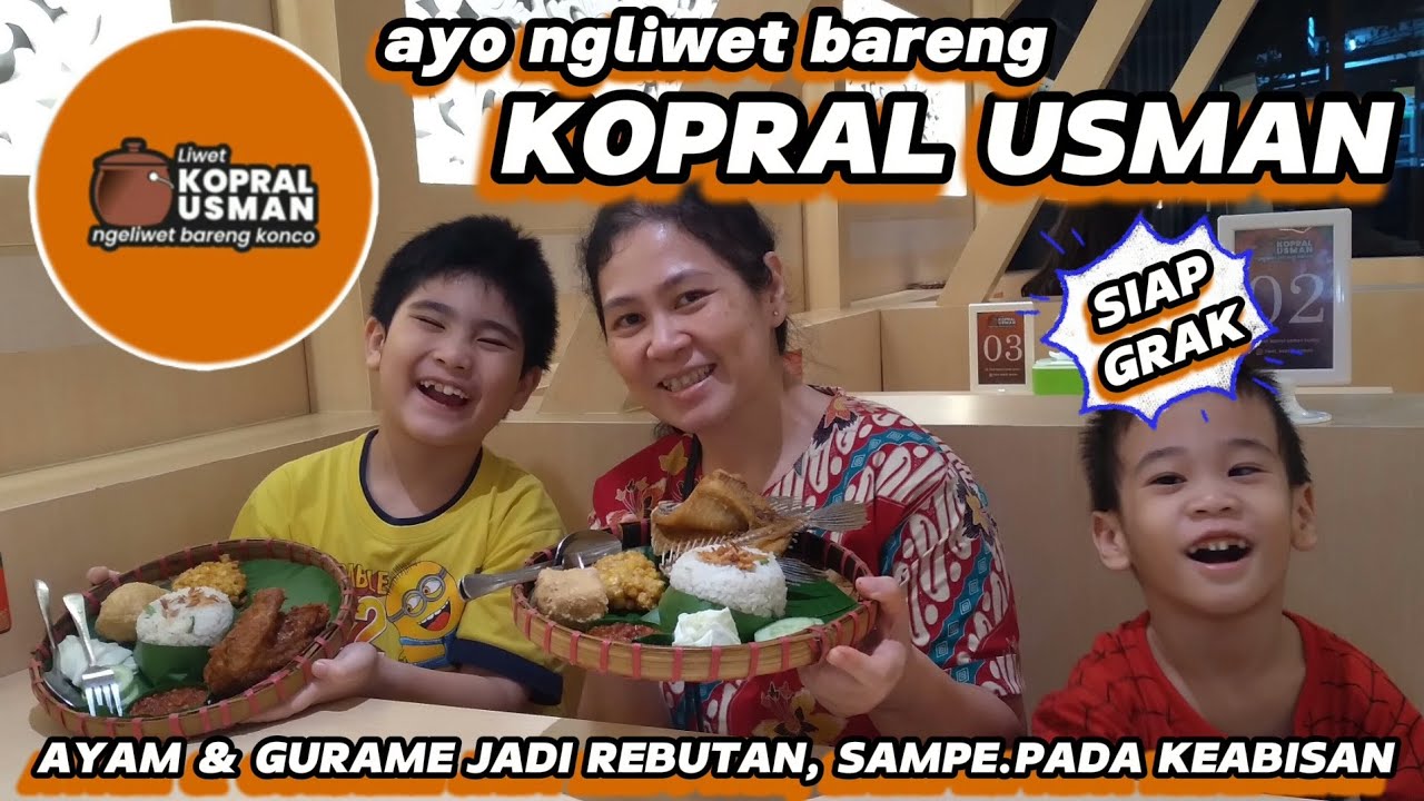 LIWET KOPRAL USMAN, SIAAAP GRAK !!! CEPAT KALAU TERLAMBAT, ANDA ...