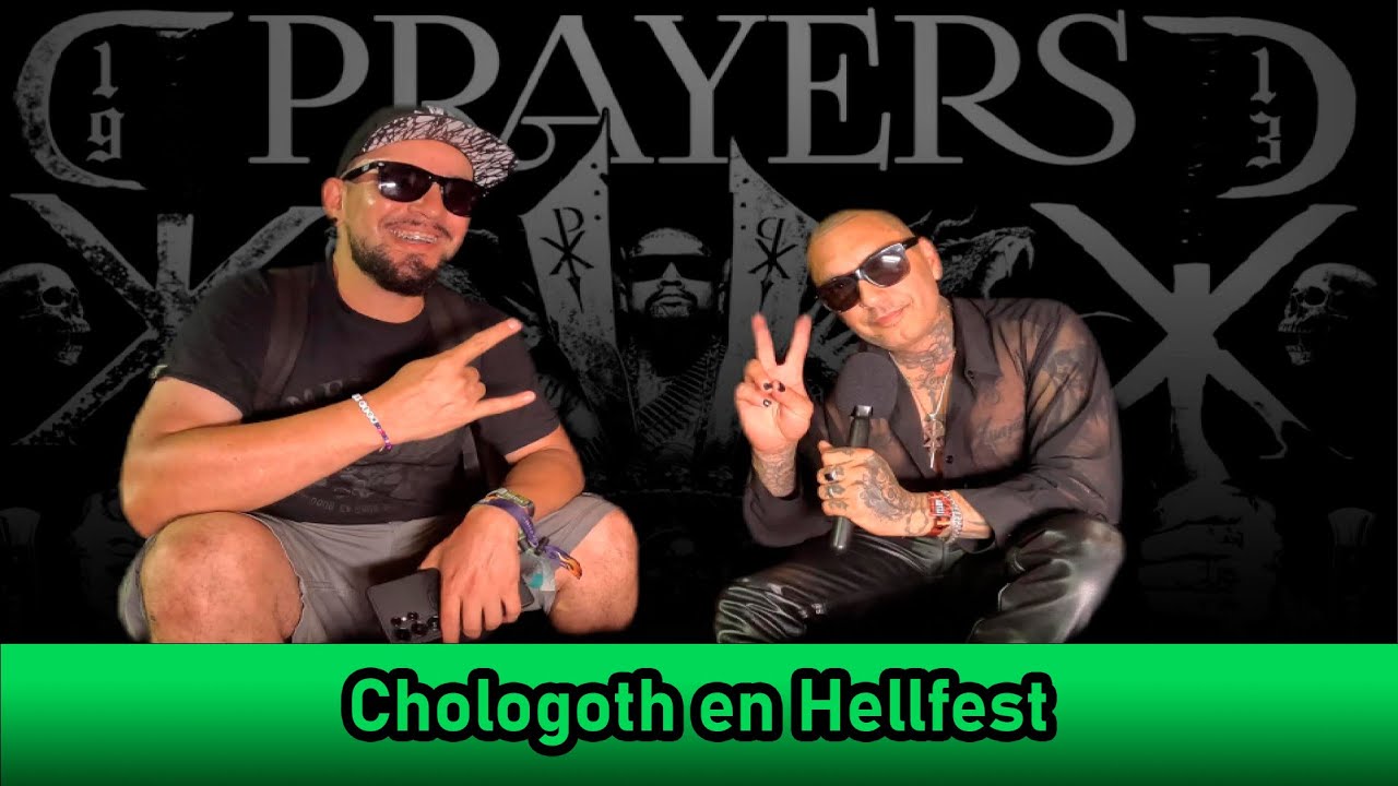 Platiqué con Leafar Sayer de Prayers - Chologoth en Hellfest 2025 # ...