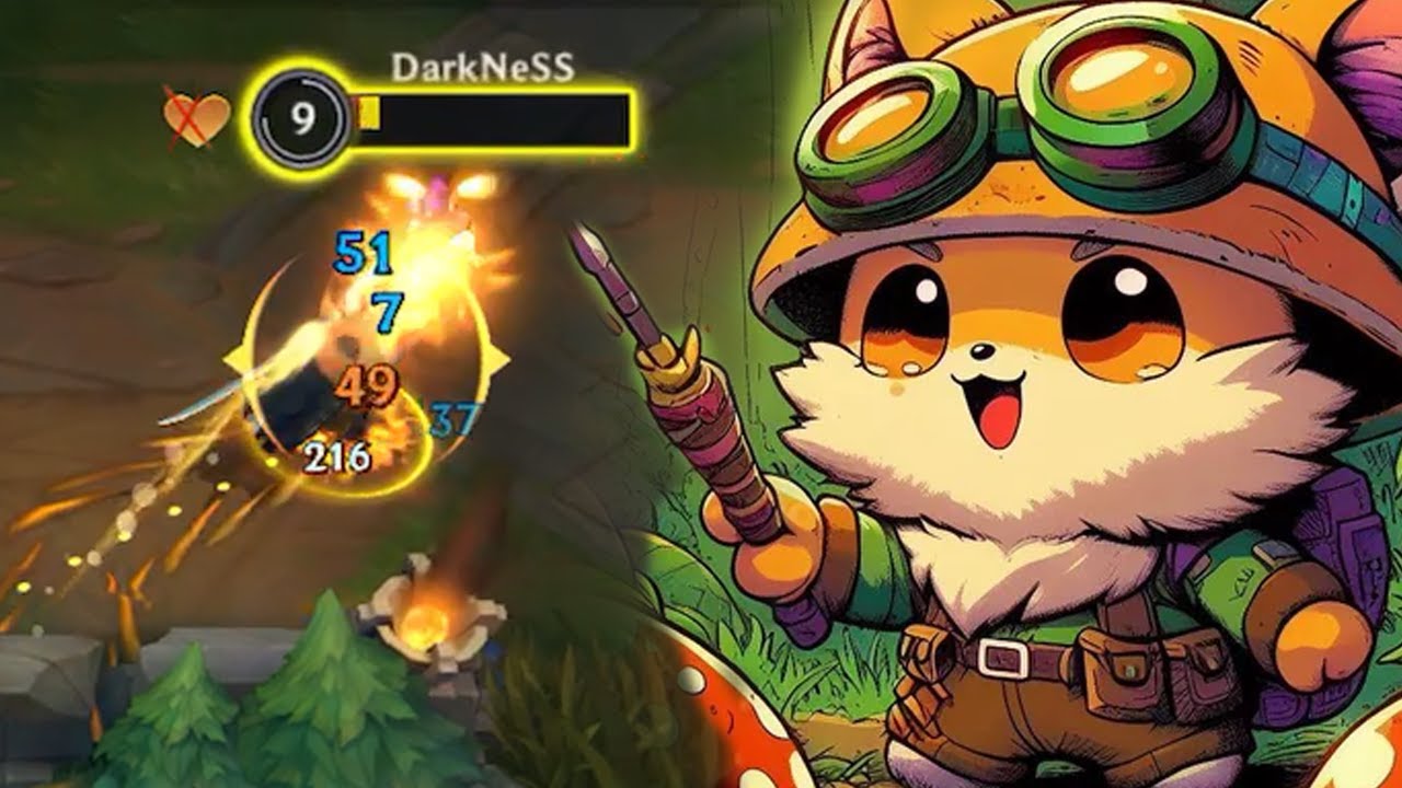 WILD RIFT TEEMO MID LANE GAMEPLAY IN SEASON 14 (BUILD & RUNES) - YouTube