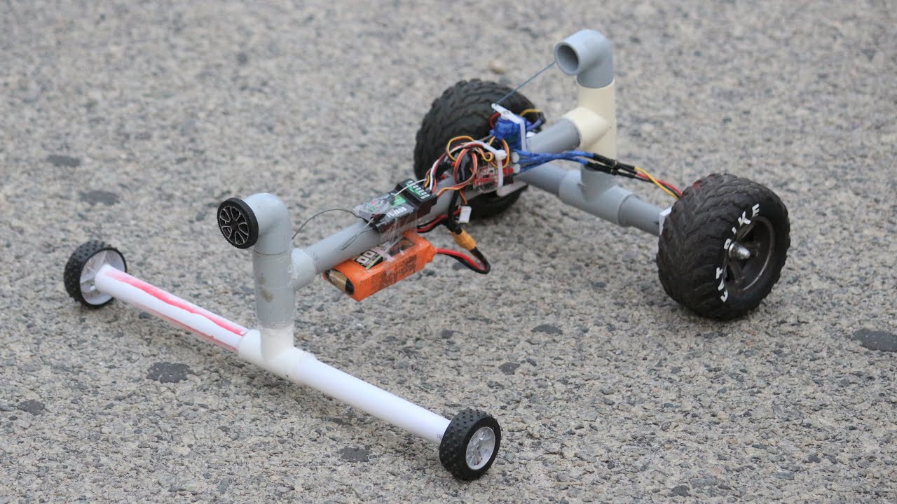 How To Make a RC Simple Car - Remote Control Steering Car - YouTube