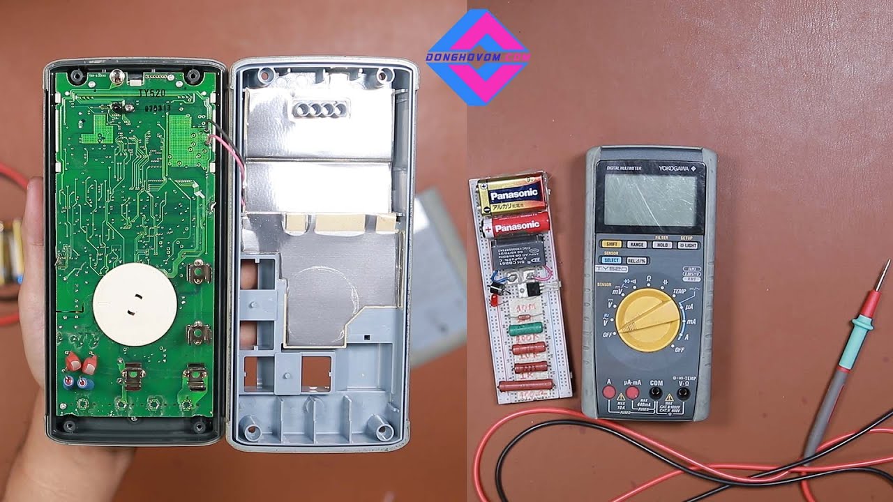 Đồng hồ đo điện Nhật bãi cũ Yokogawa TY 520 - YouTube