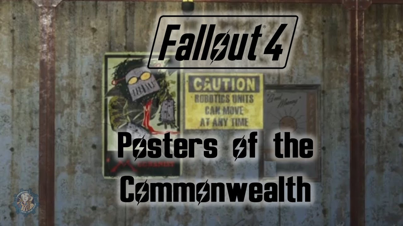 Fallout 4 Mod Review: Posters of the Commonwealth - YouTube