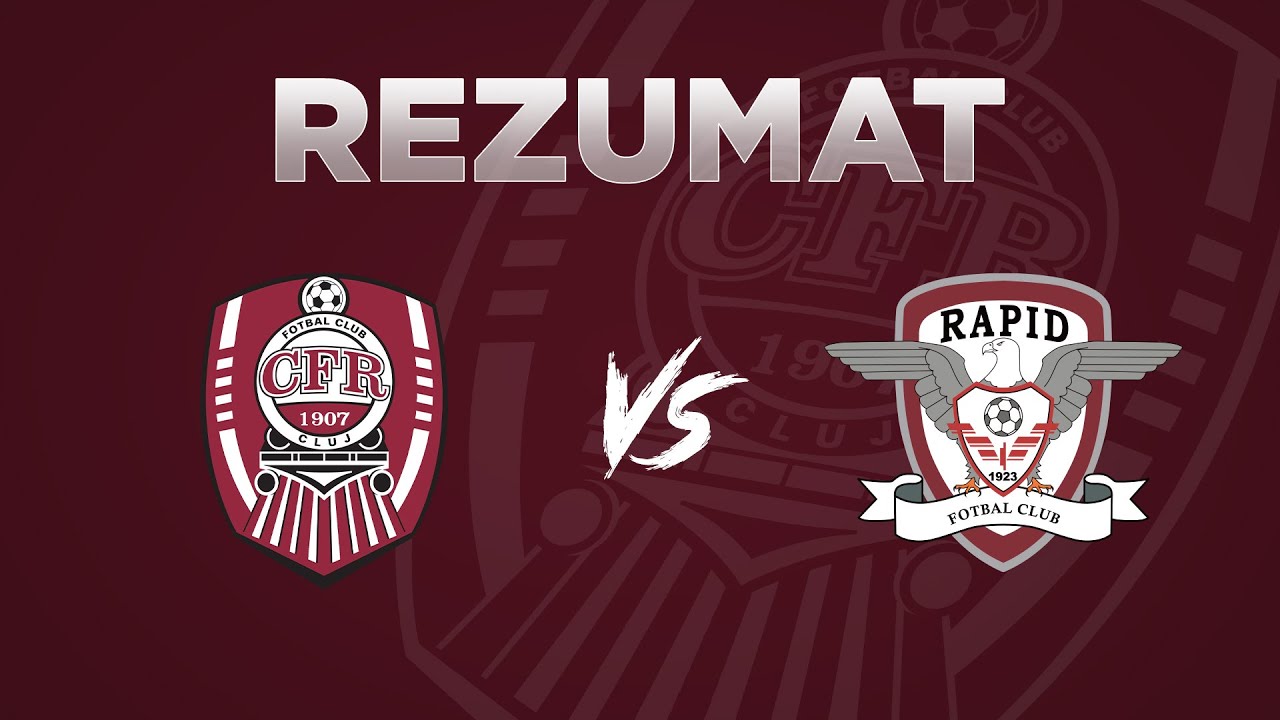 REZUMAT | CFR Cluj vs. Rapid 2-2 - YouTube