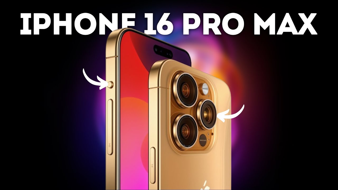 iPhone 16 Pro Max - 4K 120fps Video & New Camera Button Revealed! - YouTube