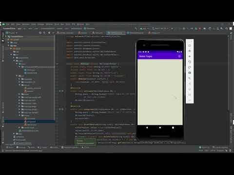 To Do List SQLite - Android Studio - YouTube
