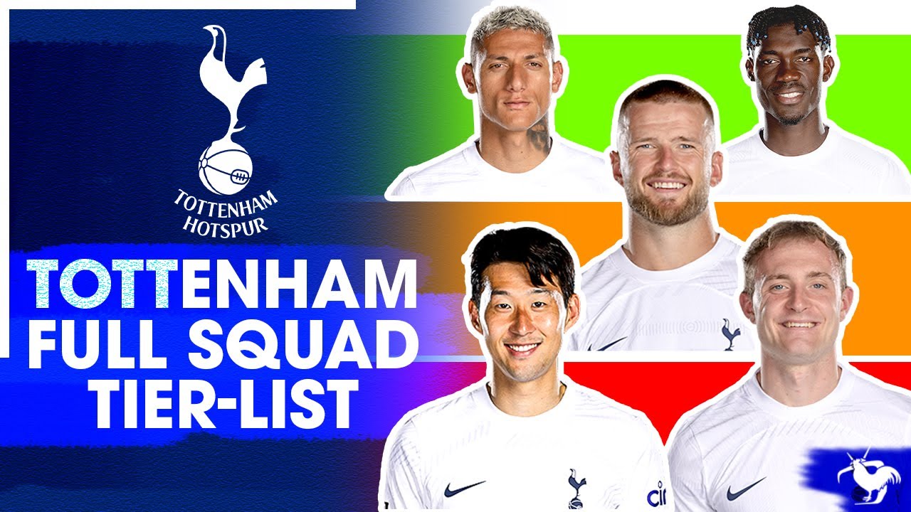 Ranking The Entire Tottenham Hotspur Squad 23/24 - YouTube