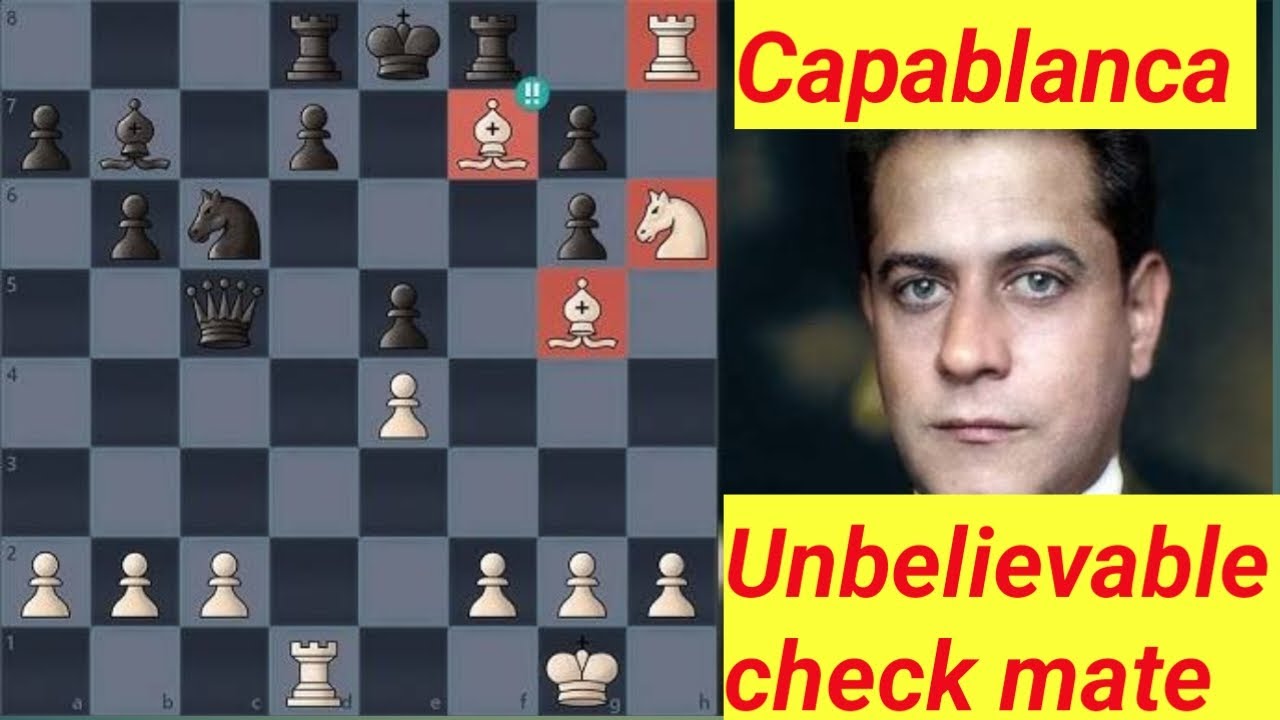 Capablanca vs Jorge Nollmann . capablanca chess game. | Capablanca all ...