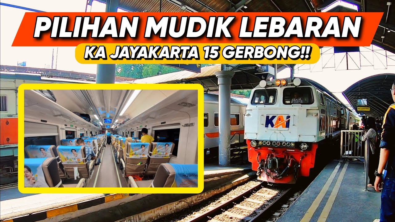 NAIK KERETA API JAYAKARTA TUJUAN SURABAYA JAKARTA EKONOMI PREMIUM ...