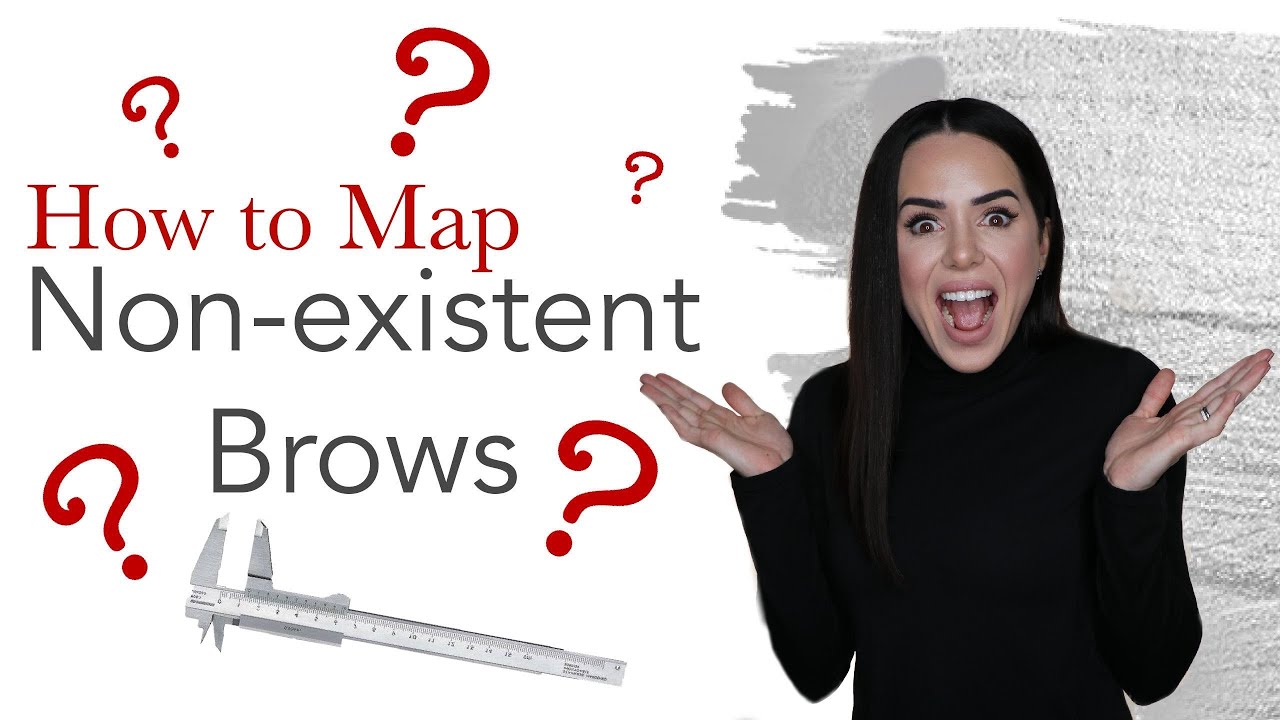 NON-EXISTENT EYEBROWS! HOW TO SHAPE IT ? - YouTube