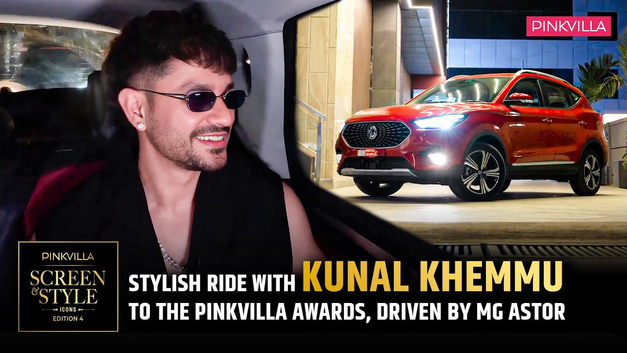 A smooth and stylish ride with Kunal Khemmu to the Pinkvilla Awards ...