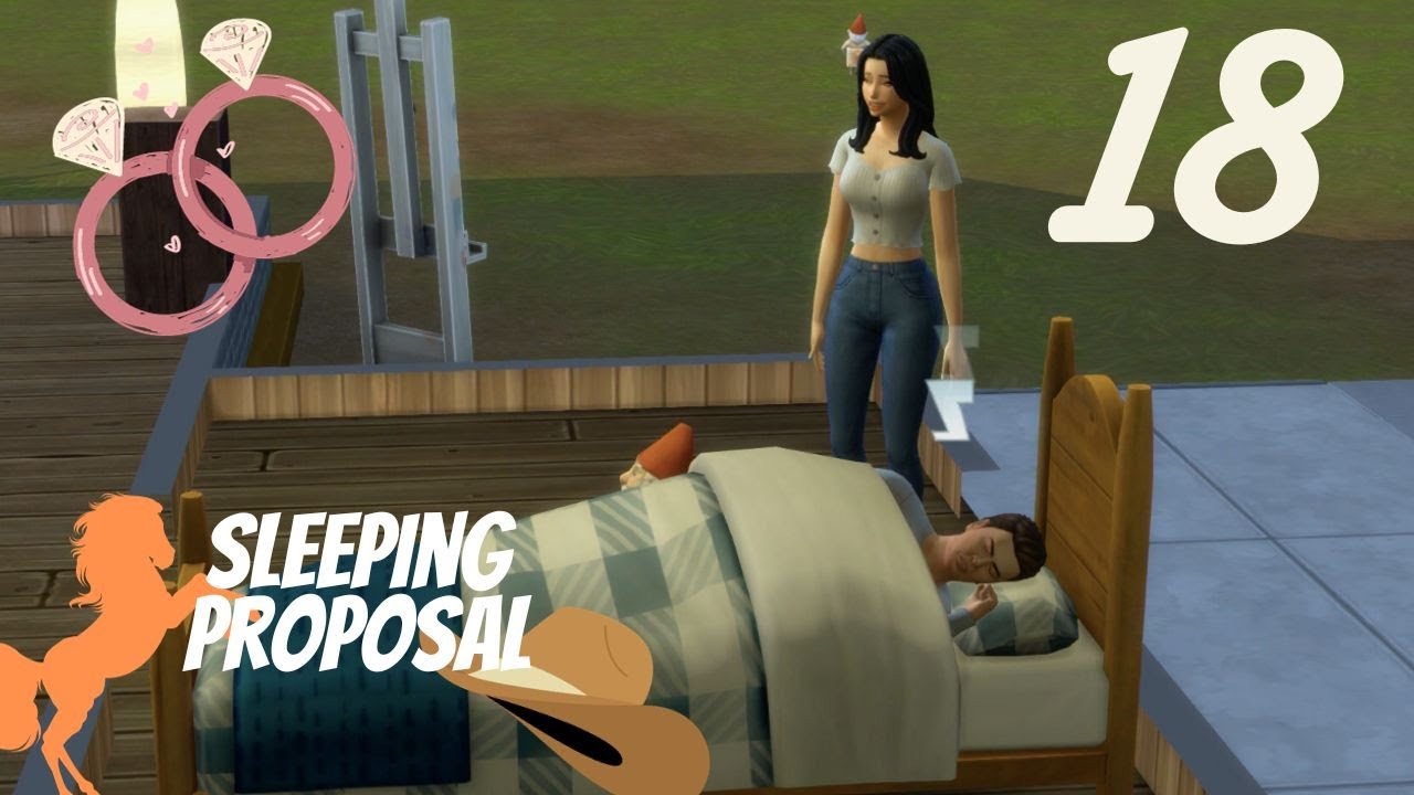 Proposal Of The Year! | Sims 4 Horse Ranch! | EP 18 - YouTube