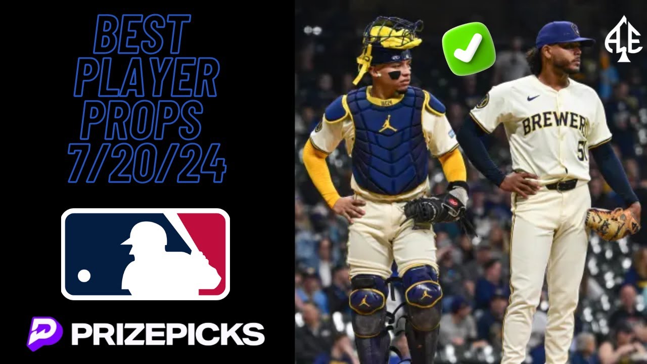 BEST MLB Player Props Today! | 7/20/2024 - YouTube