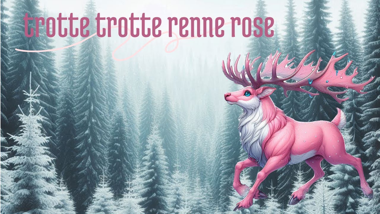 Trotte trotte renne rose, chanson de noël à accumulation. - YouTube