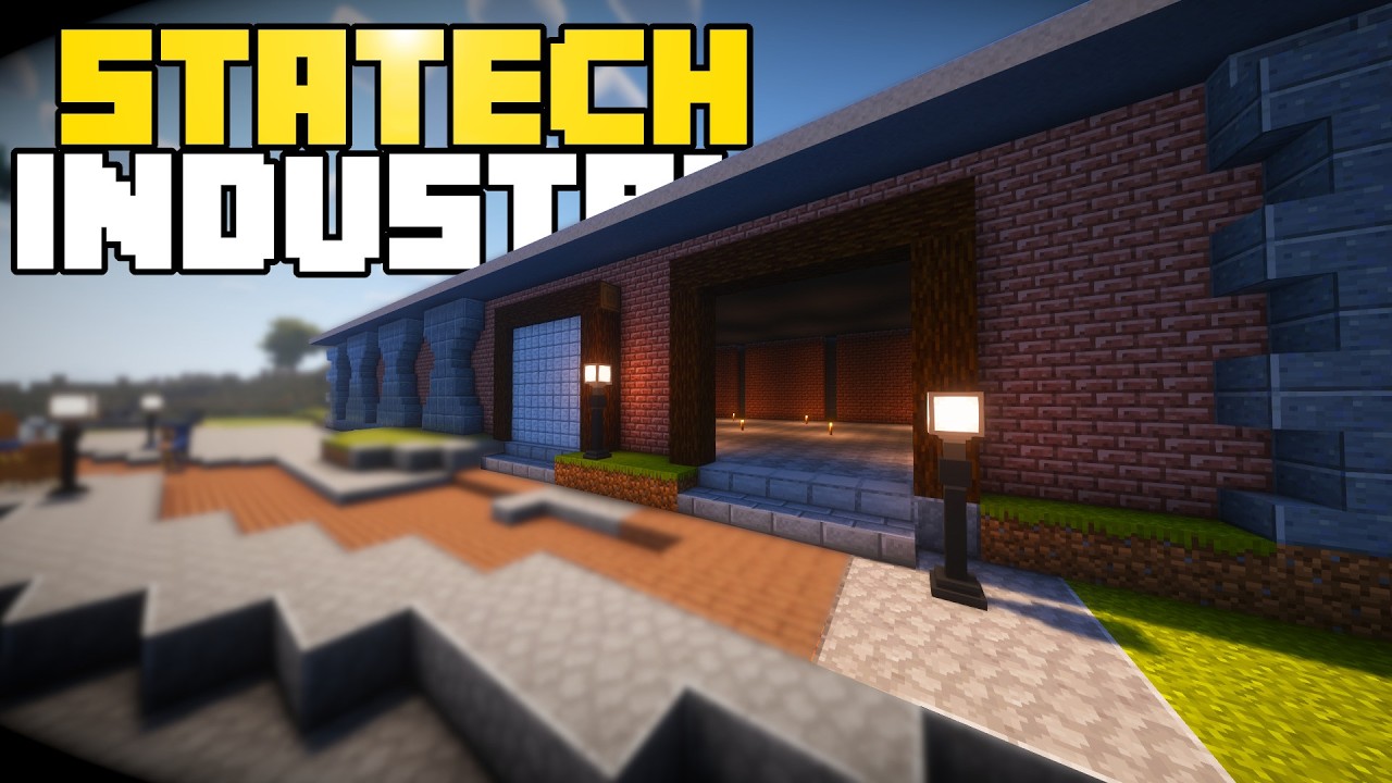 I built a Giant Factory in Minecraft's Best Tech Modpack! - YouTube
