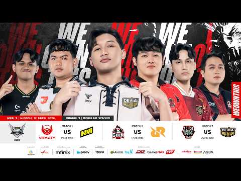 🔴 LIVE | MPL ID S17 | Regular Season Hari 3 Minggu 3 | Bahasa Indonesia