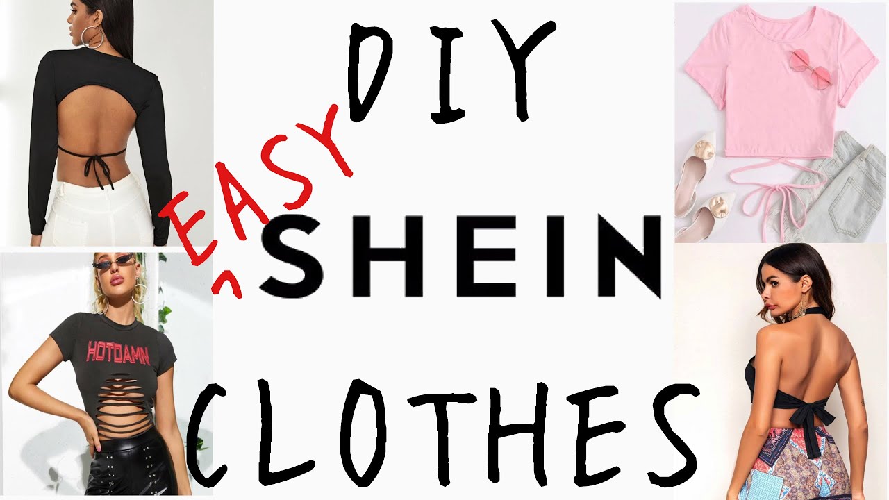 NO SEW diy SHEIN clothes🤍 | diy trendy clothes | summer 2020 | diy tops ...