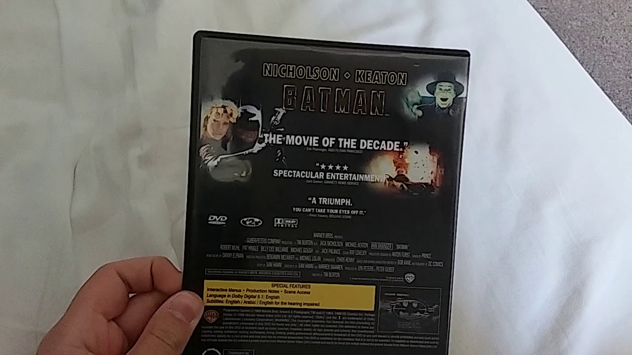 Batman (UK) DVD Unboxing - YouTube