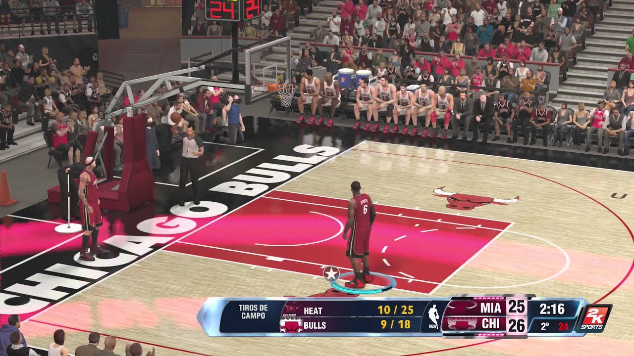 NBA 2K14 Miami Heat 2013-2014 Vs Chicago Bulls 1995-1996 Xbox One ...