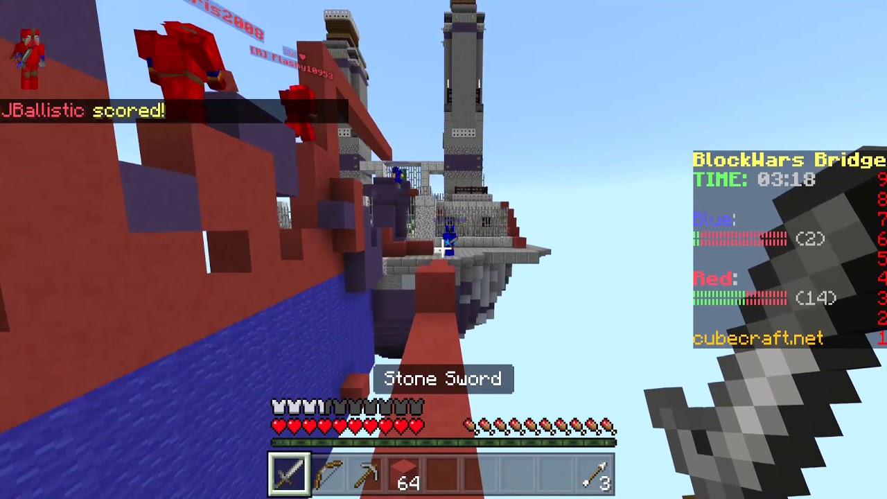 Minecraft BlockWars Bridges - YouTube