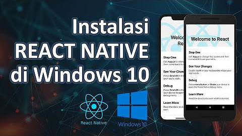 Membuat Aplikasi dengan React Native - YouTube