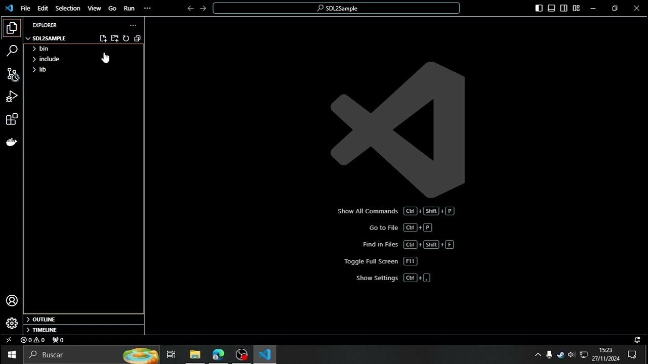 Como instalar y configurar SDL2 para Mingw Vscode C/C++ - YouTube