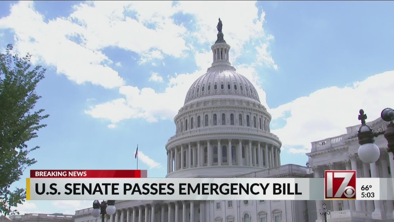 U.S. Senate passes emergency bill - YouTube