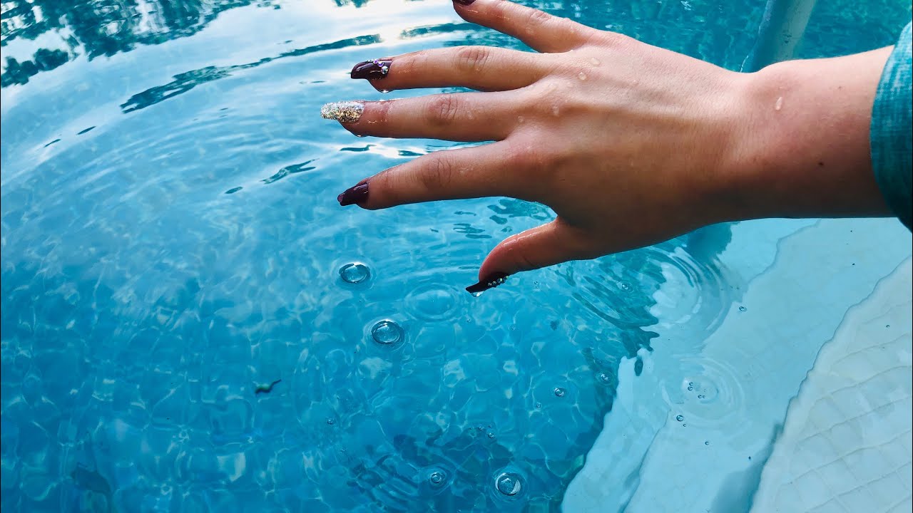 ASMR! Playing in Pool Water! ☀️ - YouTube