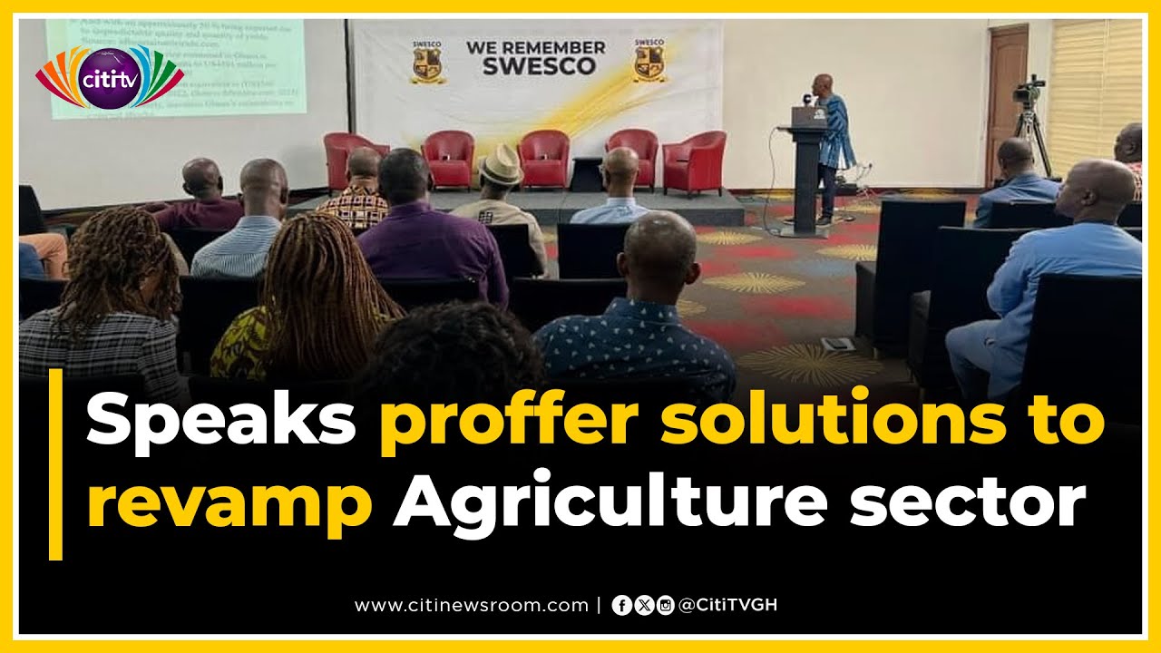 Swedru Conversations: Speaks proffer solutions to revamp Agriculture sector - YouTube