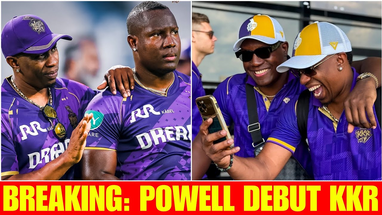IPL 2025: Rovman Powell KKR debut vs CSK said Bravo | Ami KKR Hai ...