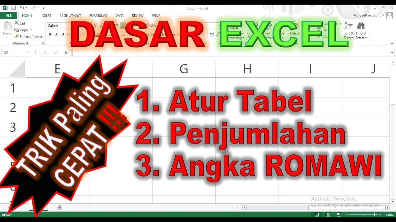Trik Excel Paling DiCARI - YouTube
