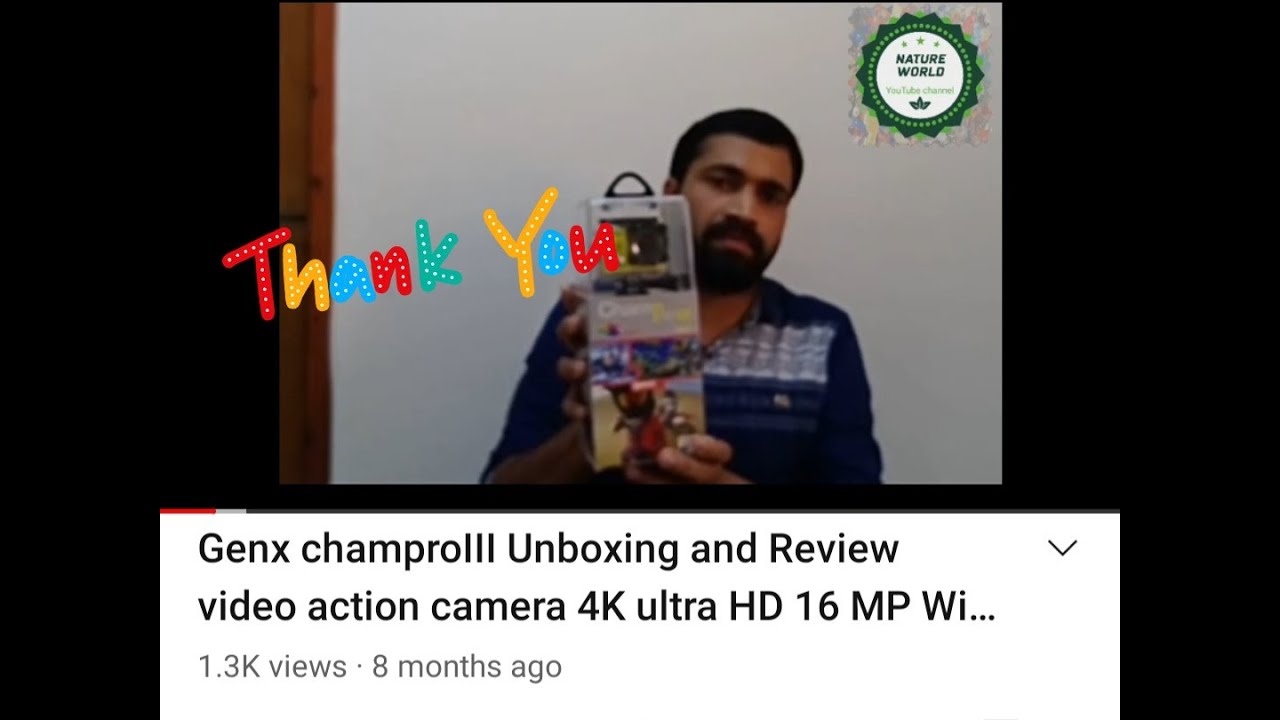 Genx champroIII Unboxing and Review video action camera 4K ultra HD 16 ...