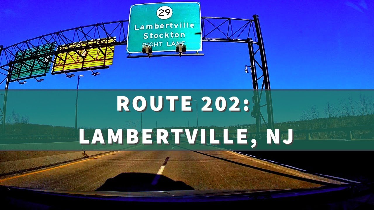 (18) US-202: New Hope-Lambertville Toll Bridge (to NJ) - YouTube