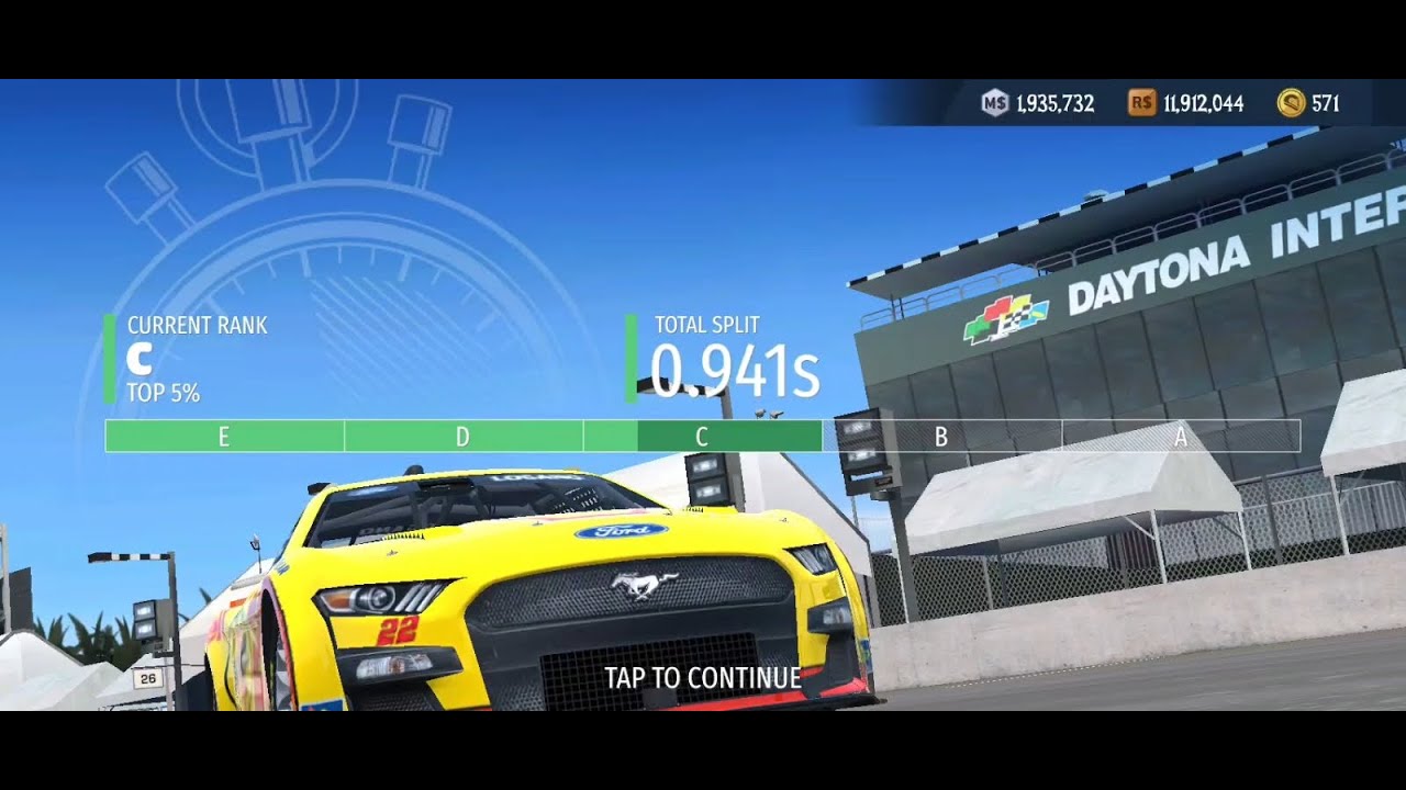 [Real Racing 3] (NASCAR) WTT Daytona Speedway - Ford Mustang GT NASCAR ...