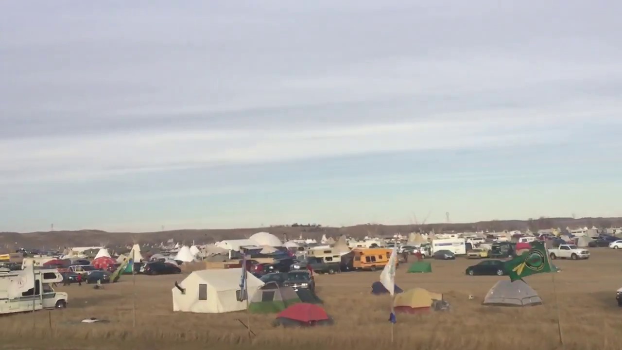 Standing Rock Oceti Sakowin Camp No DAPL protest - YouTube