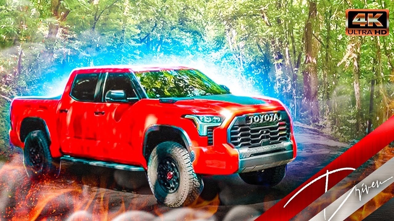 Detailed 2023 Toyota Tundra TRD Pro Review in Solar Octane With Just ...