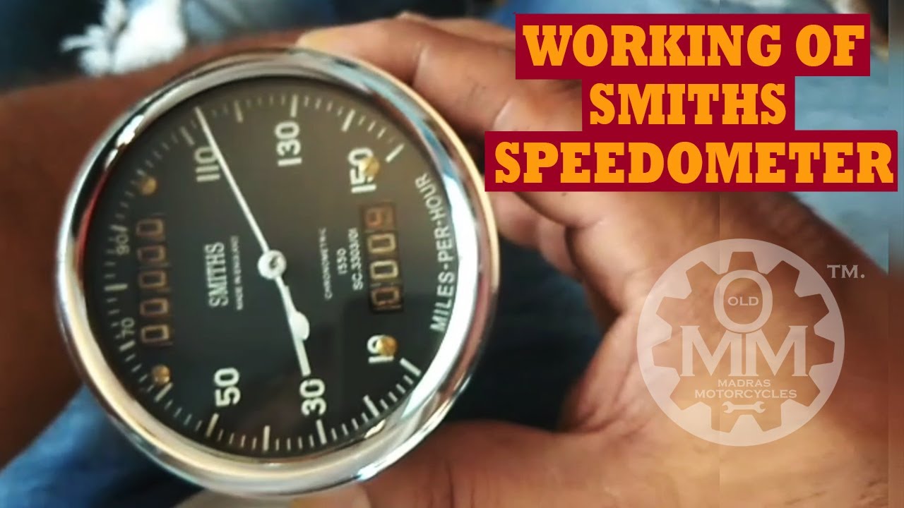 VINTAGE SMITHS SPEEDOMETER WORKING - YouTube