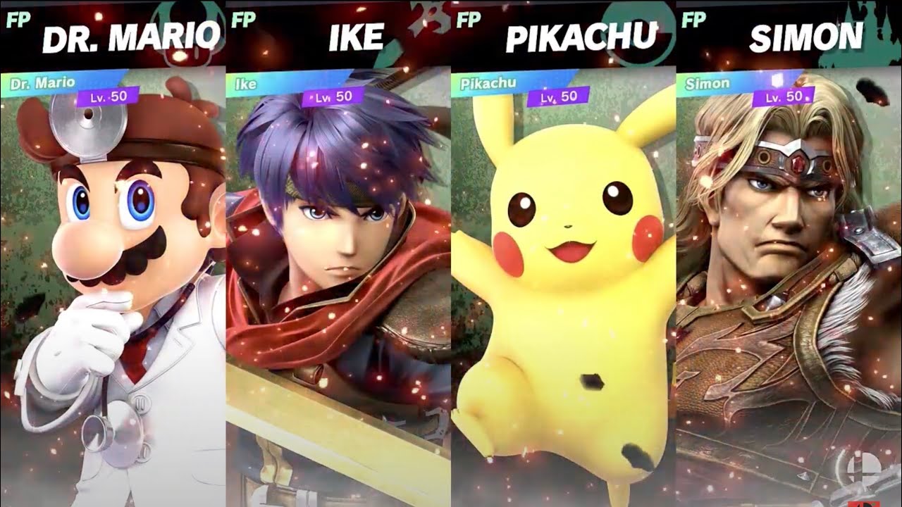 Super Smash Bros Ultimate Amiibo Fights – flower battle, eat to survive ...