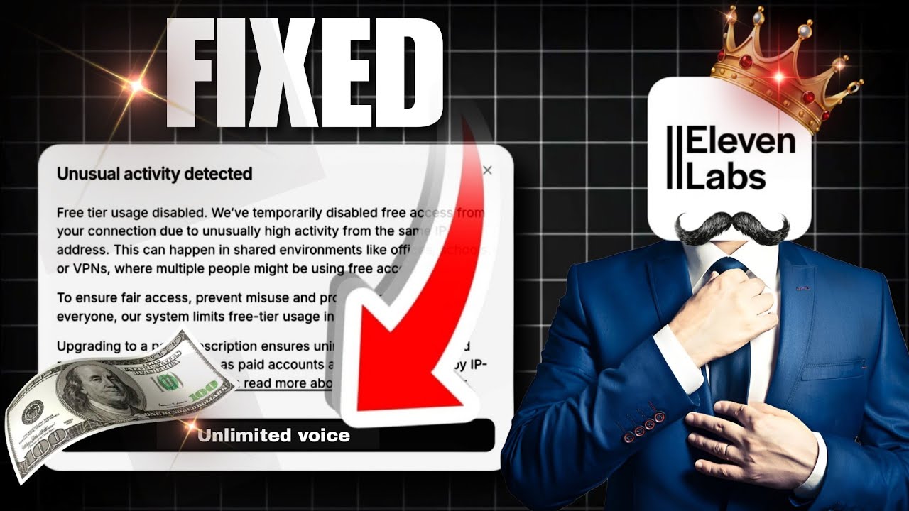 Fix "Unusual Activity Detected" on ElevenLabs | 100% Solved! - YouTube