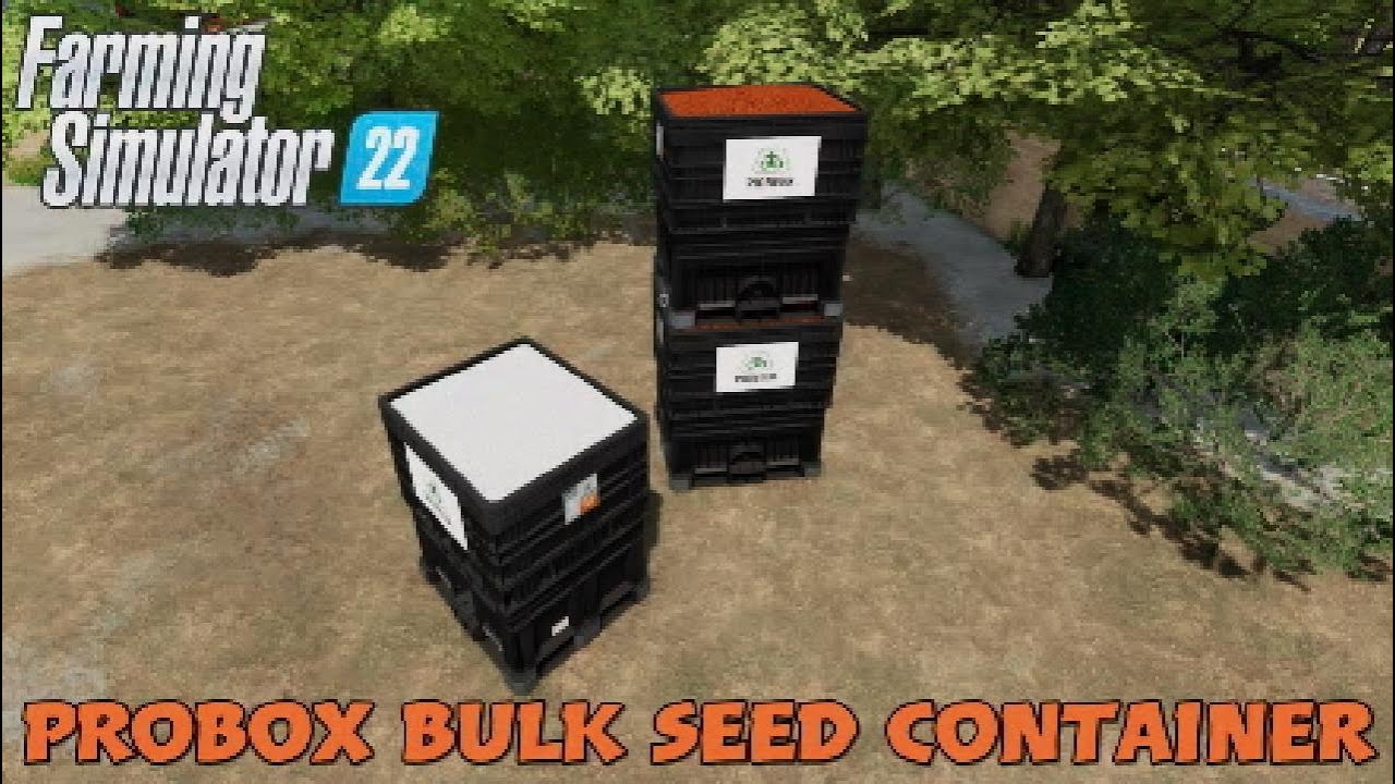 FS22 New Mod (console): ProBox Bulk Seed Container | Mods in the spots ...