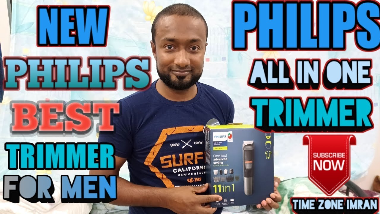 Best Trimmer From Philips ? Philips Multigroom Series 5000 Dual Cut ...