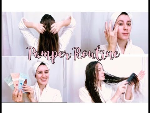 Full morning pamper routine ( once a week ) - YouTube