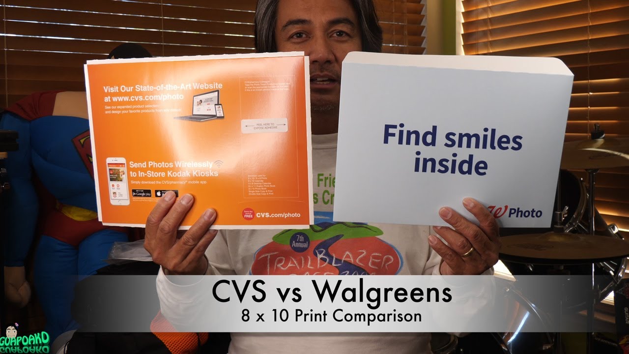 CVS Vs Walgeens 8 X 10 Photo Print Enlargement Comparison Which One Do CVS Vs Walgeens 8 X 10 Photo Print Enlargement Comparison Which One Do