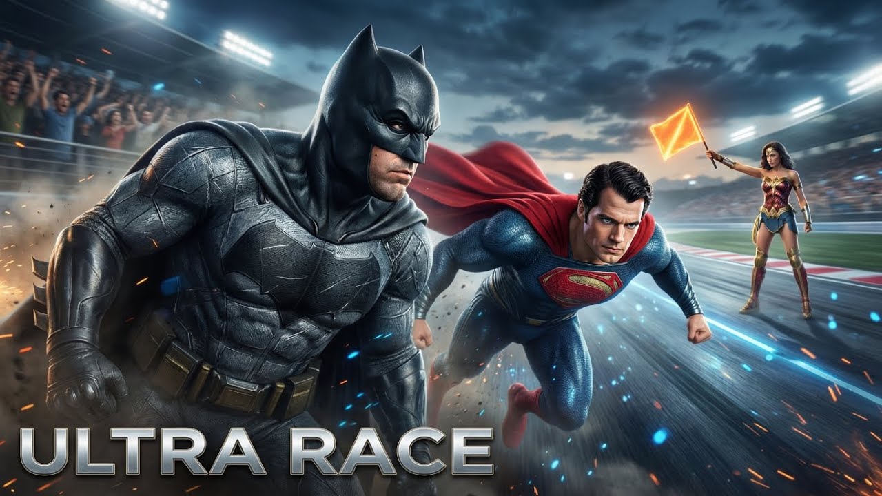 🔥 Batman vs Superman Epic Race 🏁 | Ultra Realistic 3D Movie | Wonder ...