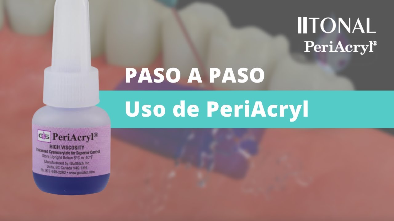 Cómo usar PeriAcryl - Animación 3D | TONAL ODONTOLOGÍA - YouTube