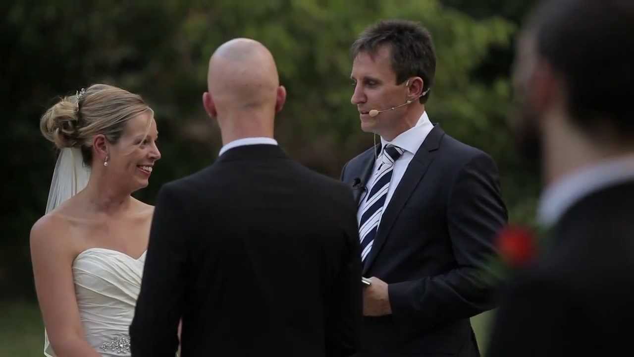 Andrew Redman Wedding Celebrant Melbourne - Allure Productions - YouTube