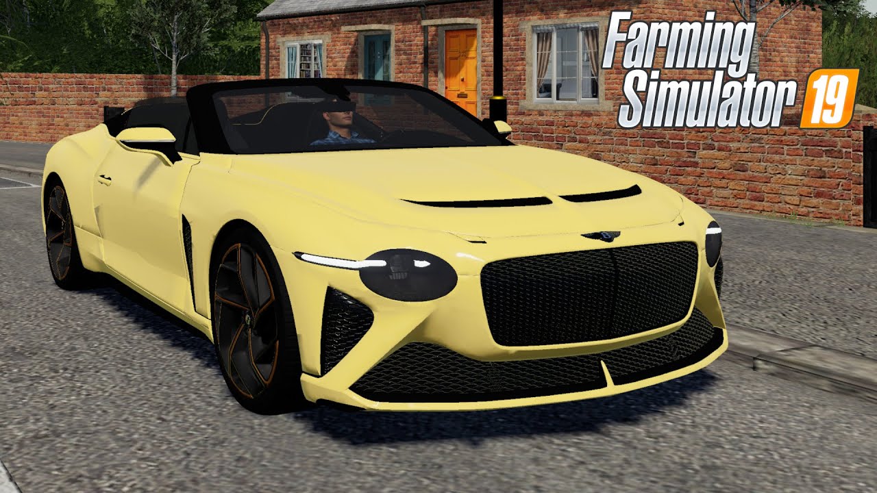 FS19 - Bentley Mulliner Bacalar - Farming Simulator 2019 CAR MOD - YouTube