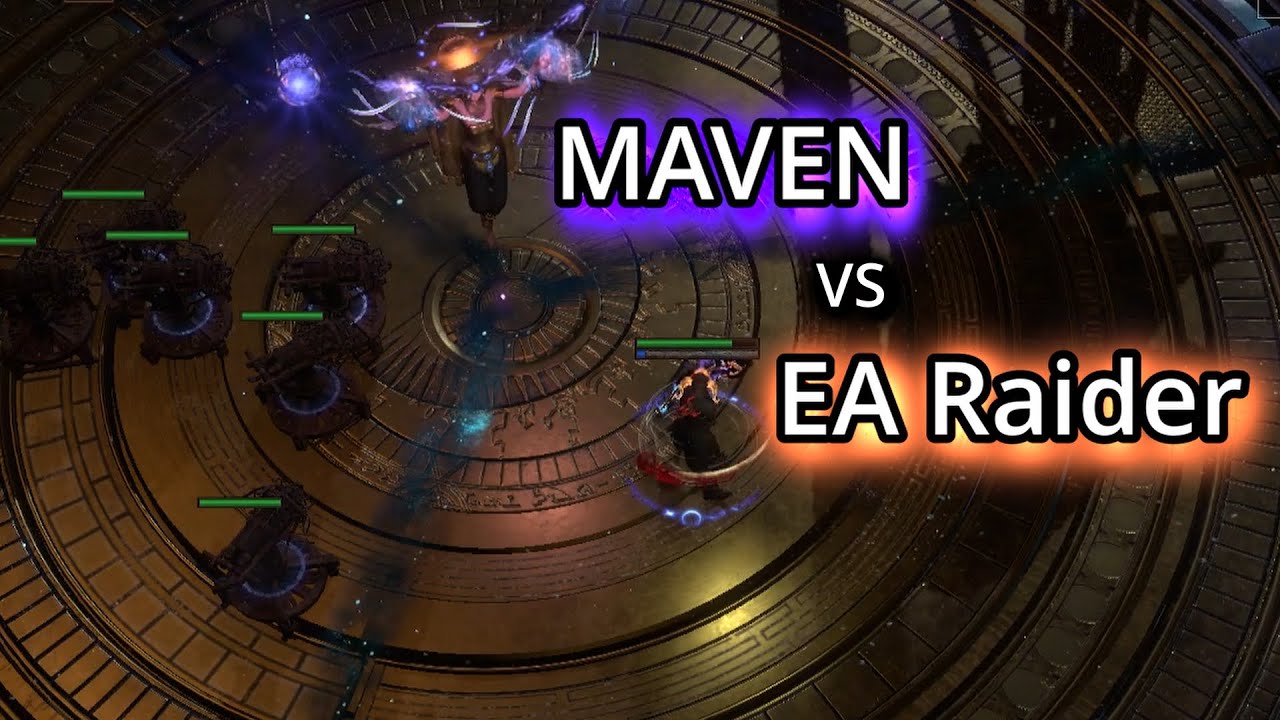 Maven VS Explosive Arrow Raider (PoE 3.22) Full Fight - YouTube