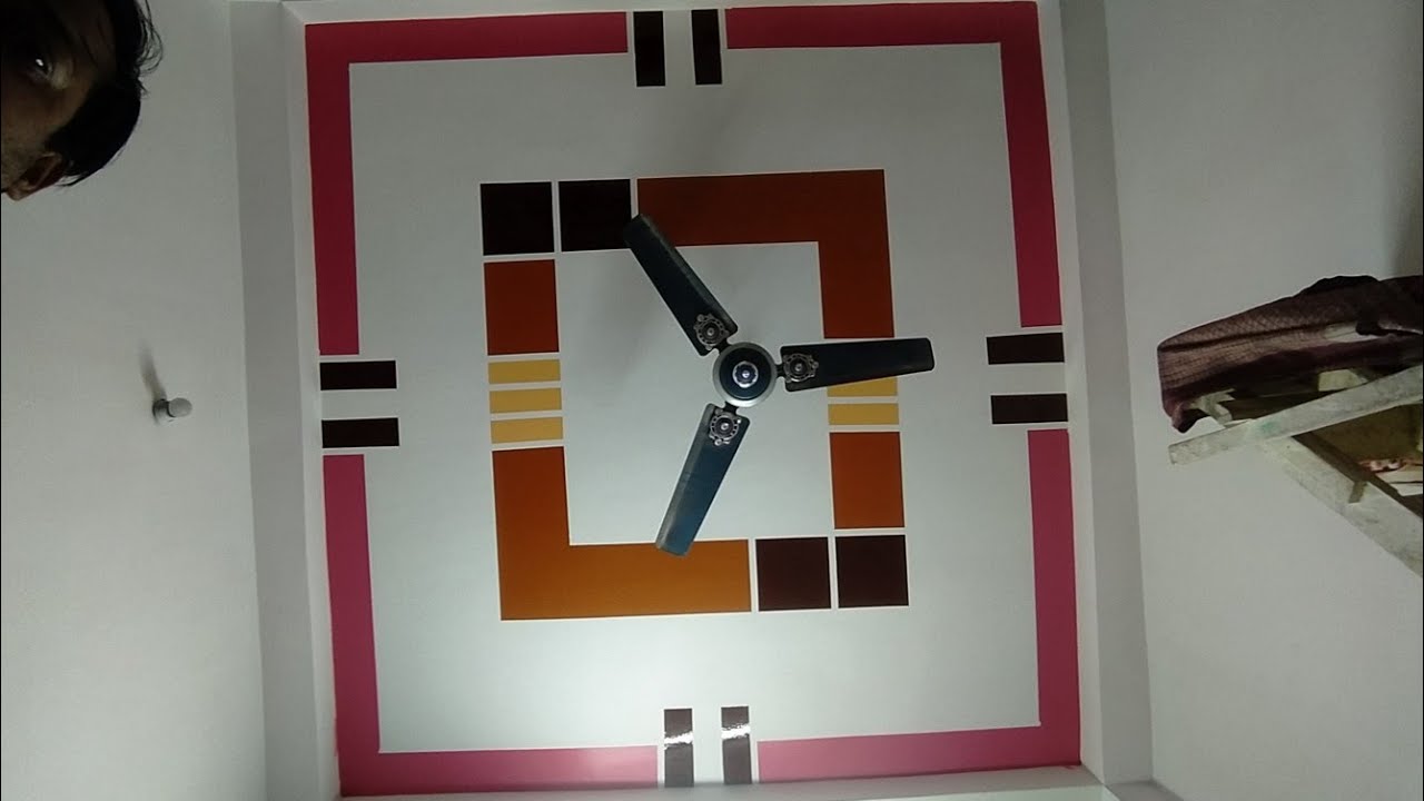 New Masking Tape 3D Ceiling Design Texture Wall Paint Texture Berger ...