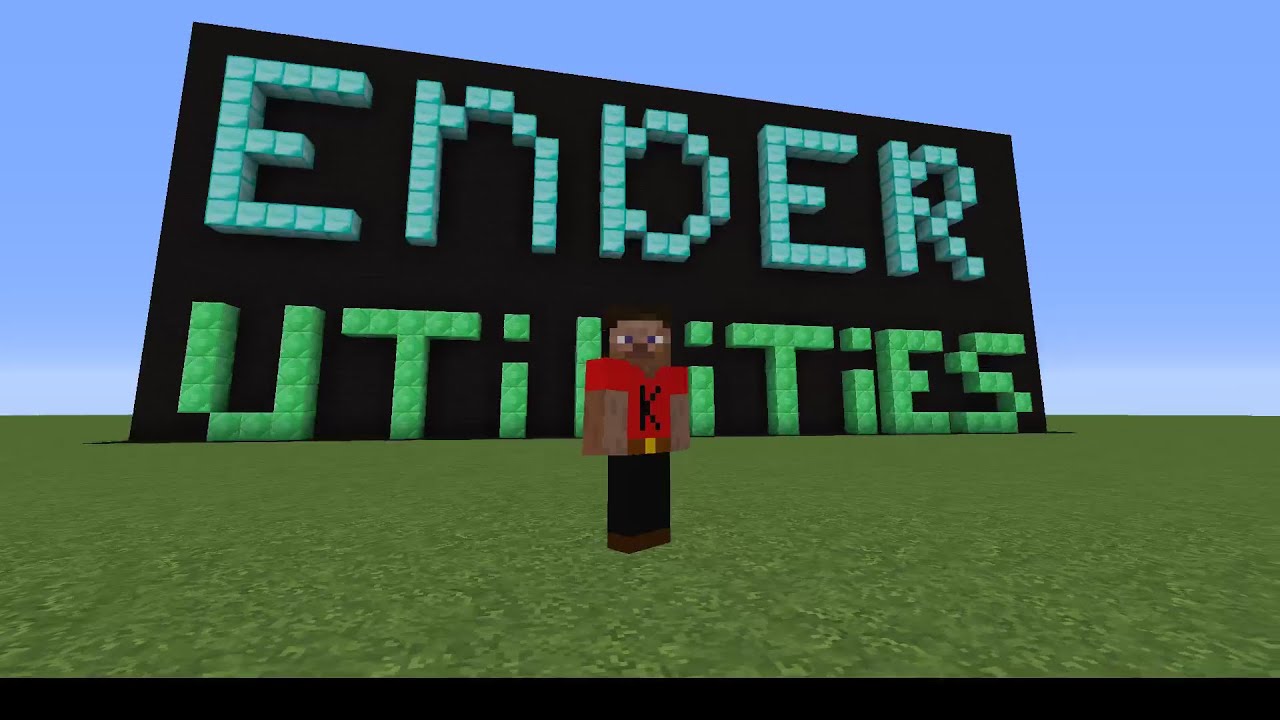 Mod spotlight Ender Utilities part 1 Modded minecraft 1.9.0 - YouTube